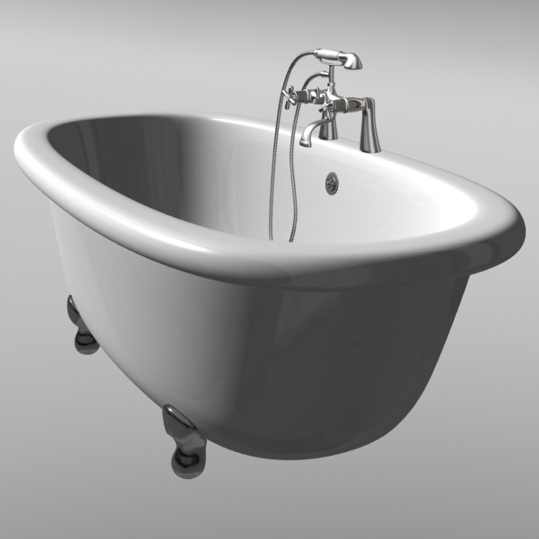 bath shower 3d model
