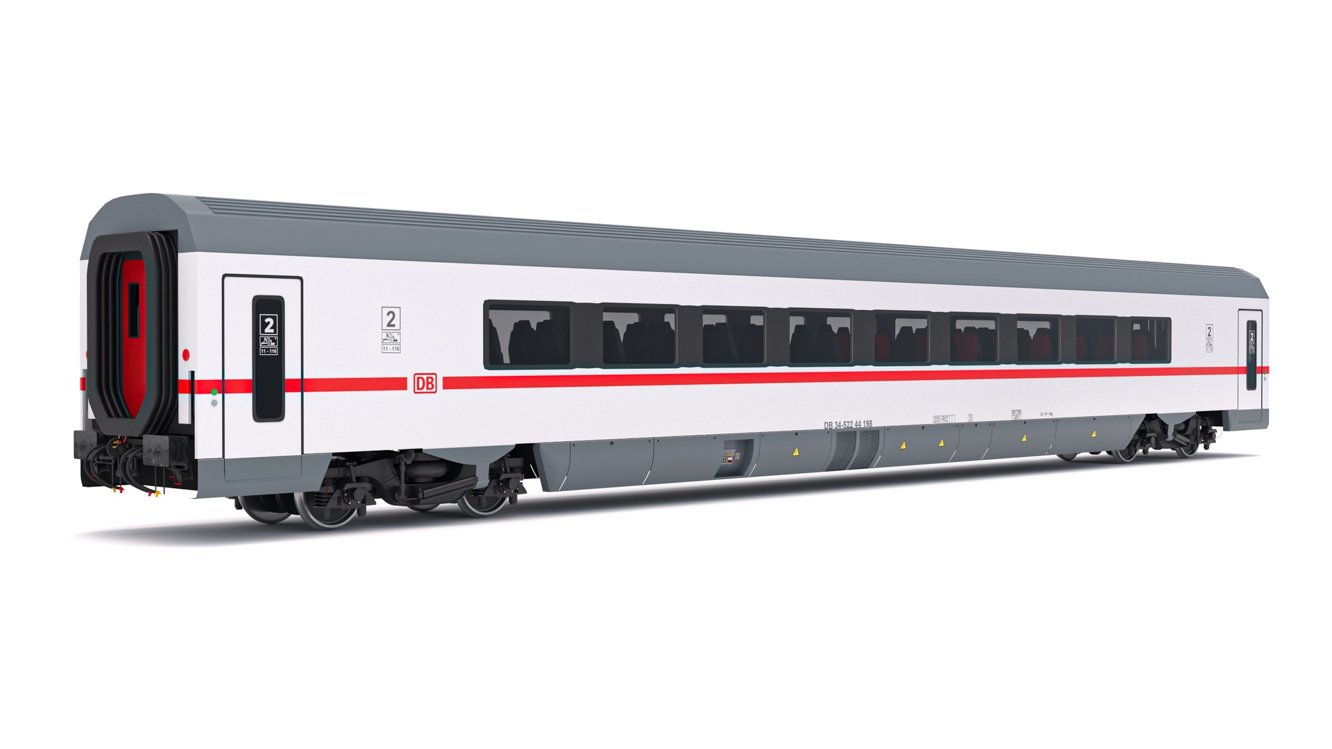 Ampz Rail Wagon DB Model - TurboSquid 2271456
