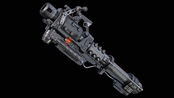 futuristic rocket launcher