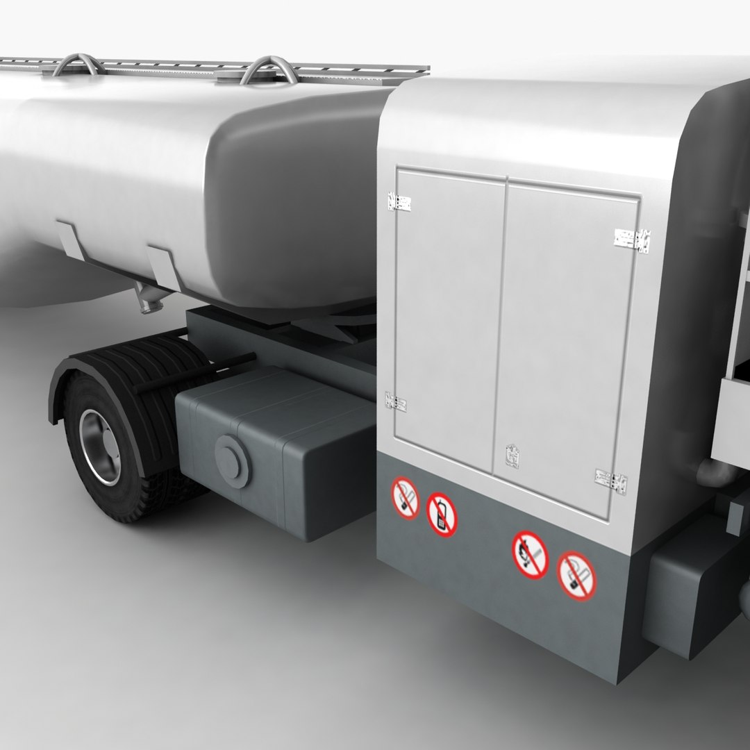 3d Airport Fuel Truck Model