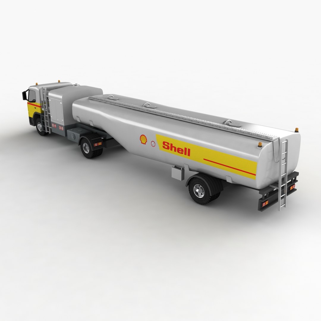 3d Airport Fuel Truck Model