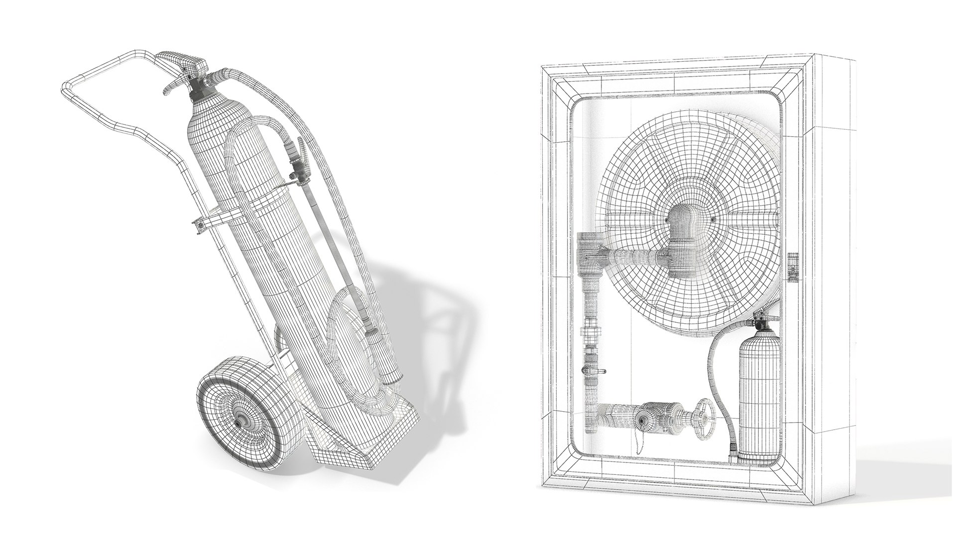 Fire Extinguishers Set 3D Model - TurboSquid 2123648