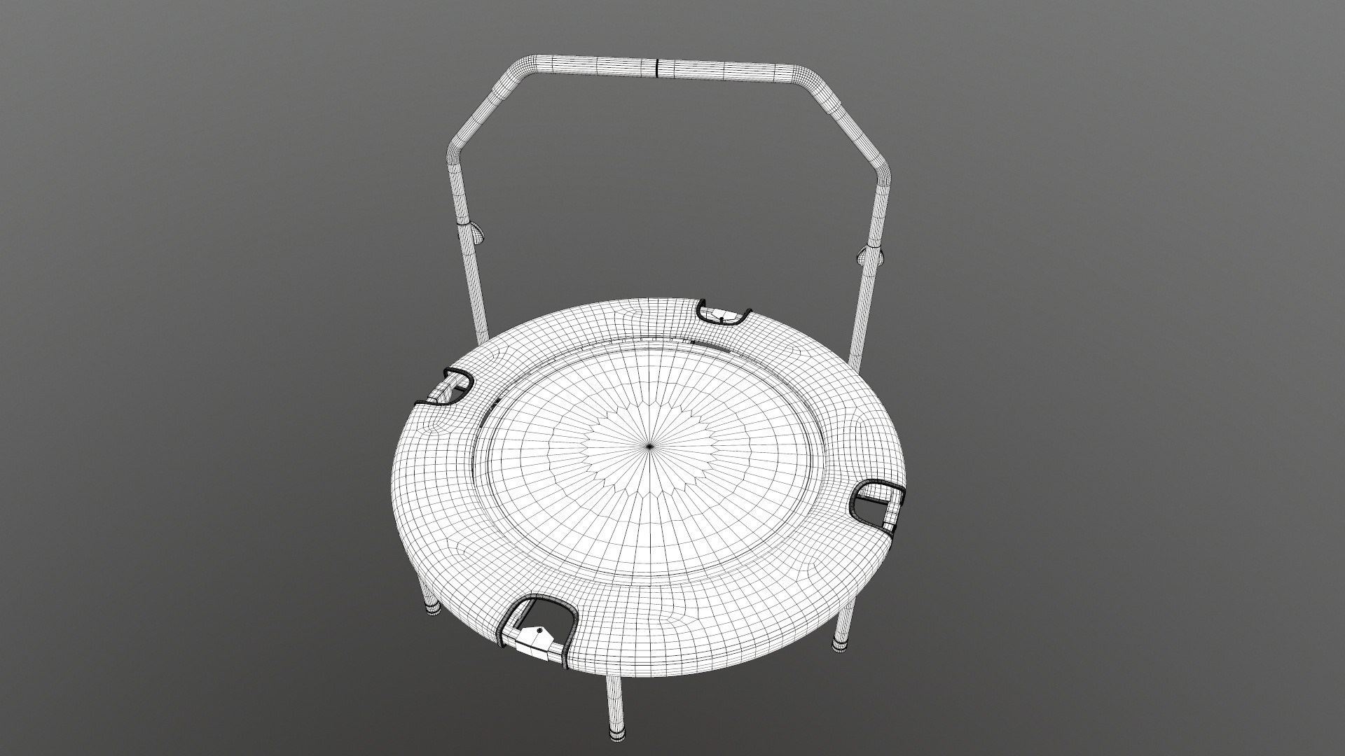 Mini Trampoline Foldable 3D Model - TurboSquid 1950475