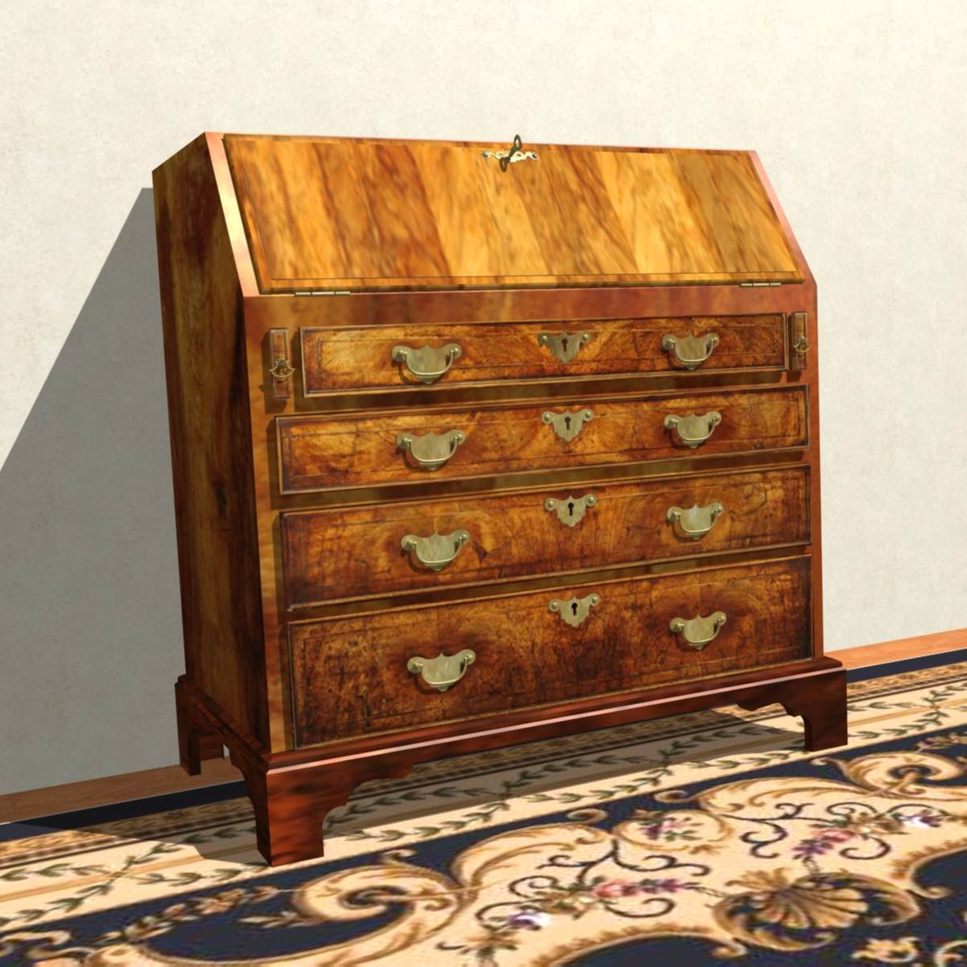 george desk 3d model
