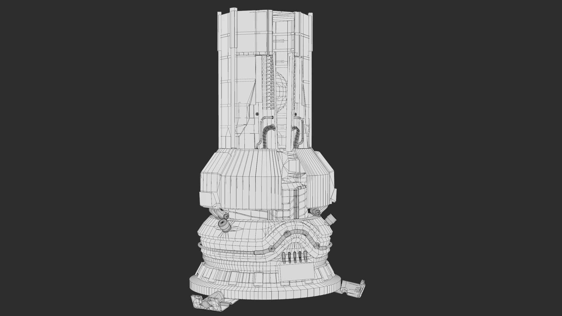 3D model Sci-Fi Reactor PBR - TurboSquid 1893650