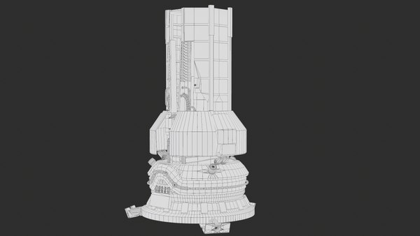 3D model Sci-Fi Reactor PBR - TurboSquid 1893650