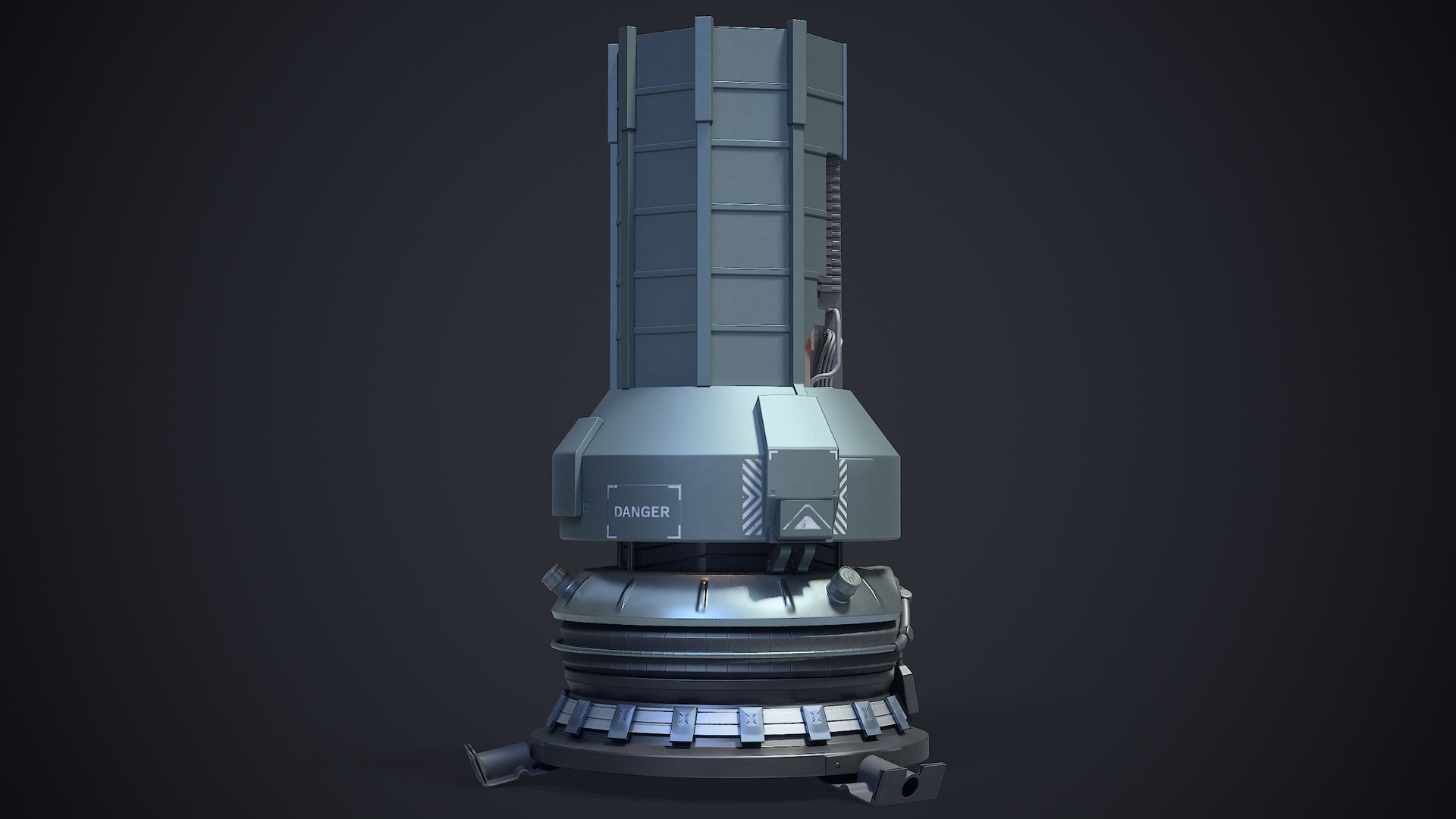 3D Model Sci-Fi Reactor PBR - TurboSquid 1893650