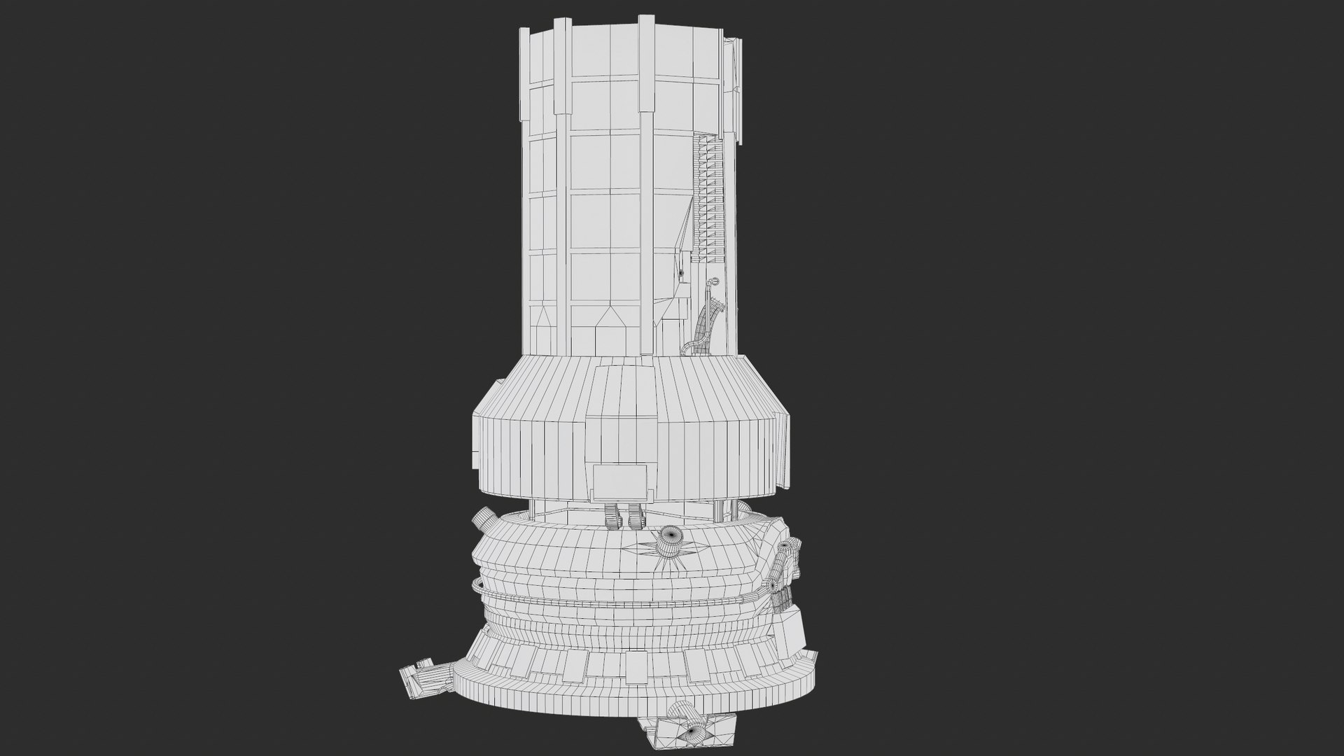 3D Model Sci-Fi Reactor PBR - TurboSquid 1893650