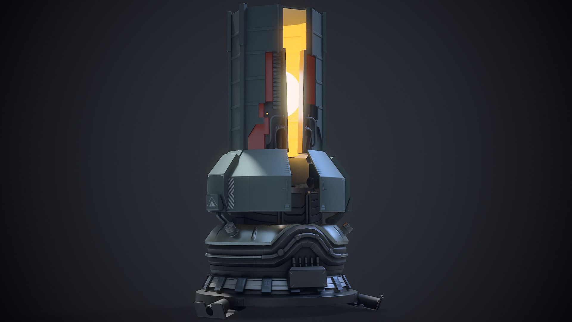 3D model Sci-Fi Reactor PBR - TurboSquid 1893650