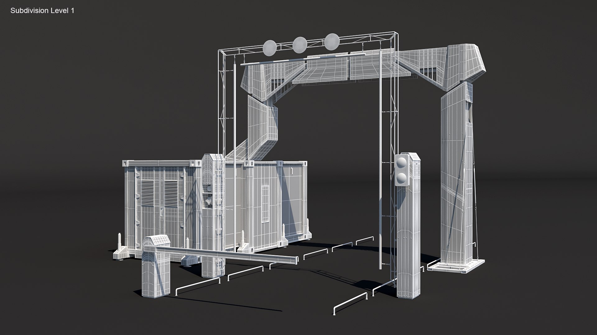 Border X-Ray Truck And Bus Control 3D Model - TurboSquid 1827810