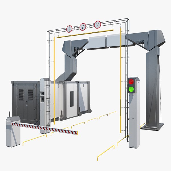 Border X-Ray Truck and Bus Control 3D model - TurboSquid 1827810