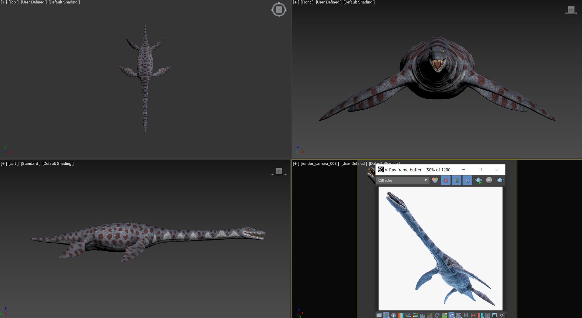 Attenborosaurus Static 3D model - TurboSquid 1917911
