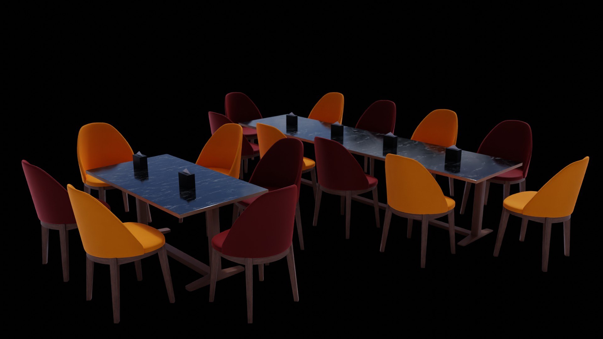 TABLE AND CHAIRS Collection 3D Model 3D Model - TurboSquid 1876197
