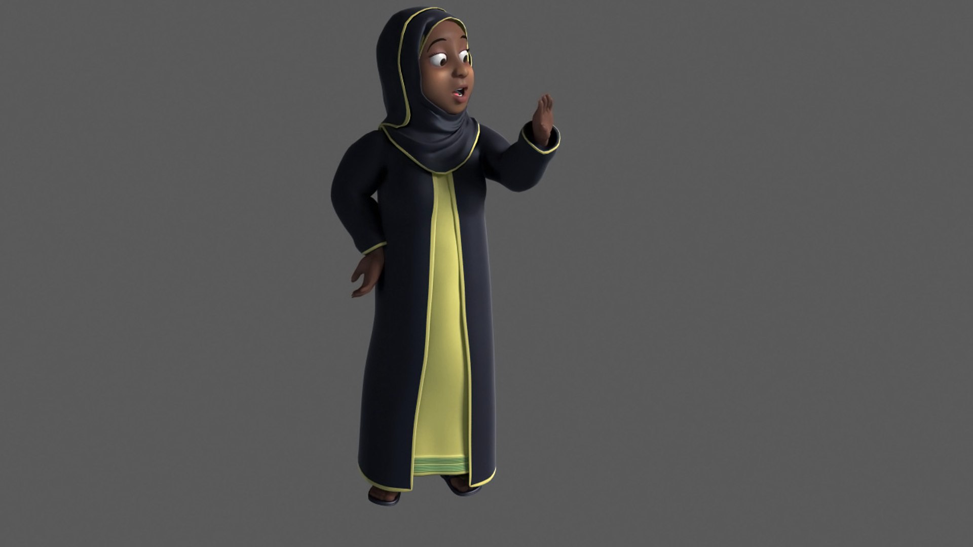 3D cartoon arab - TurboSquid 1348856