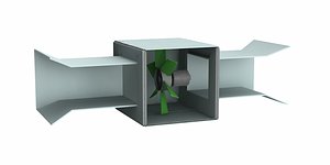 3D staircase pressurization fan stairs model - TurboSquid 1274979