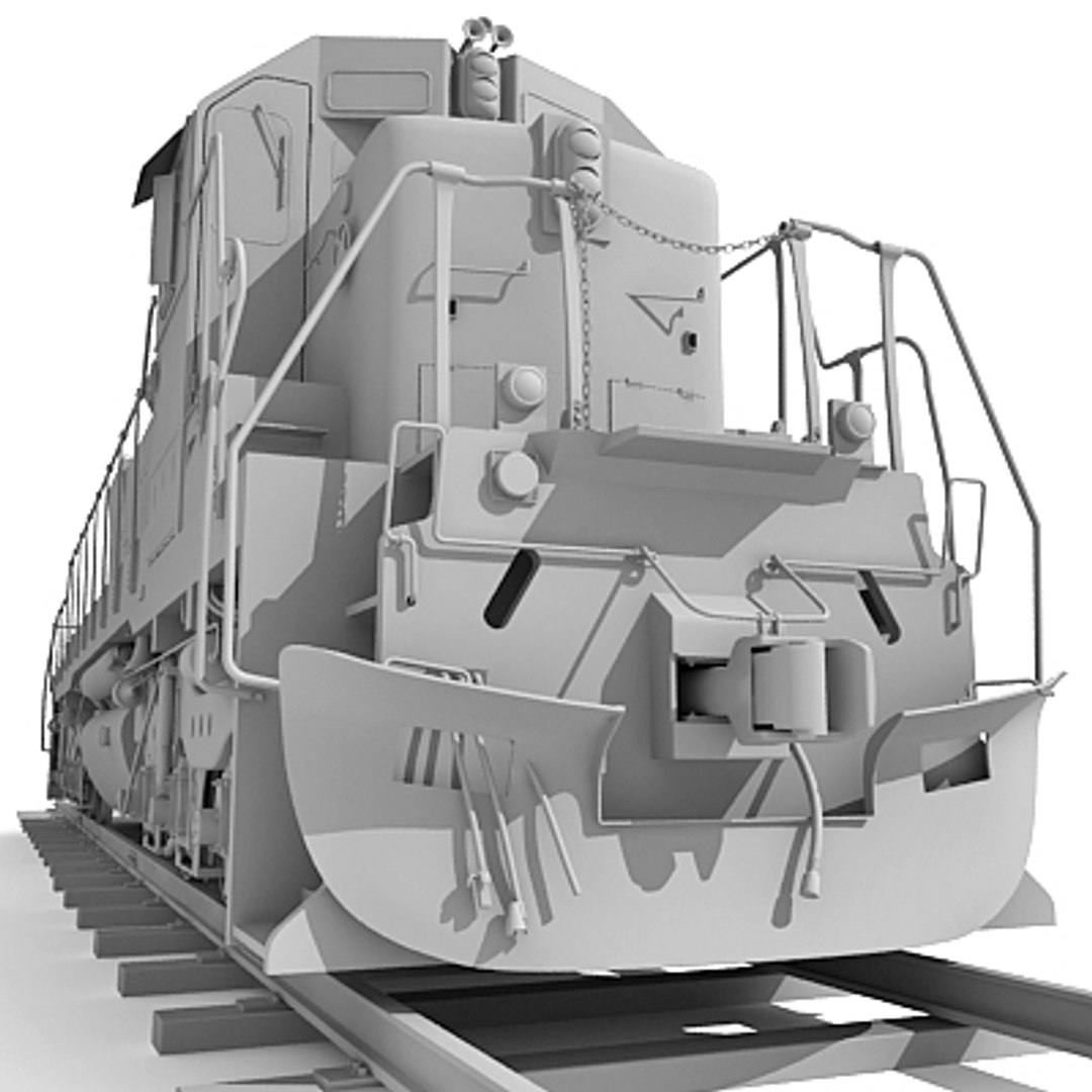 train railway 3d model