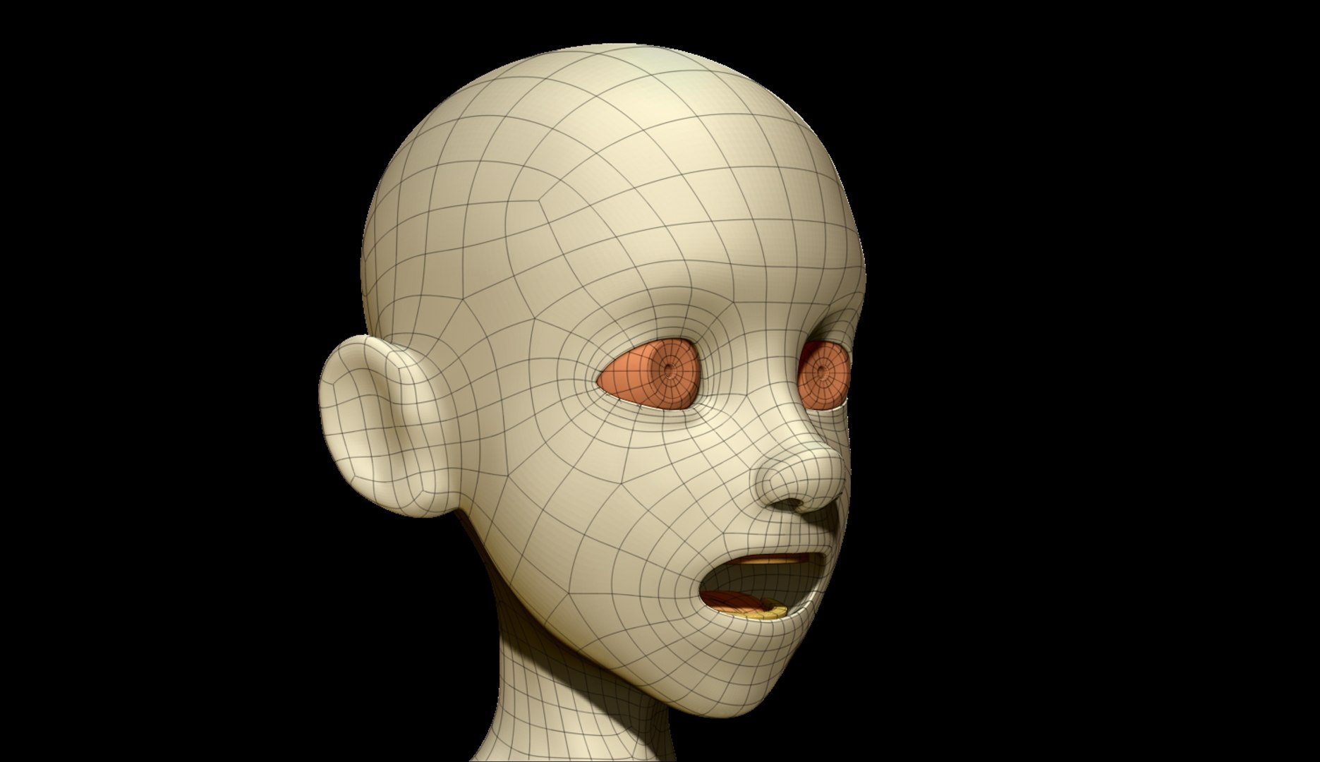 Stylized Cartoon Basemesh Model - TurboSquid 1278146