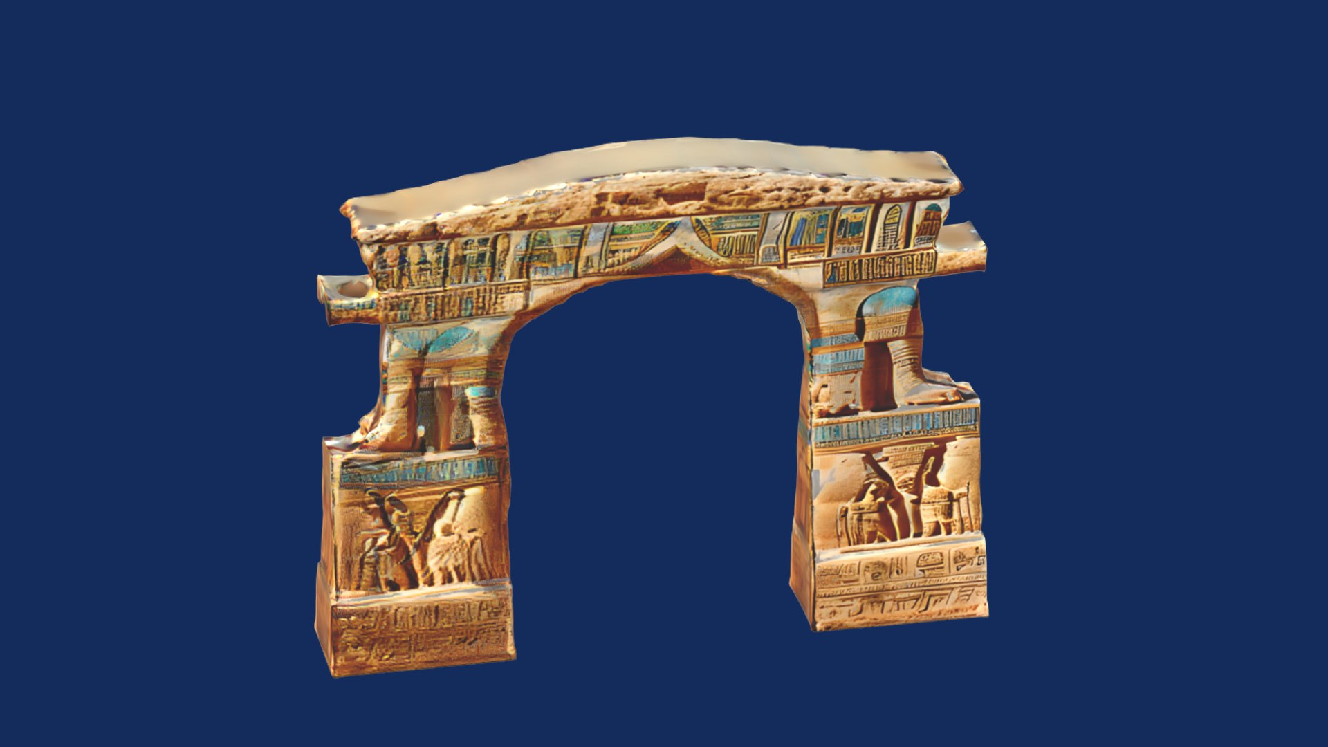 3D Egyptian Arch Egypt Ancient - TurboSquid 2151022