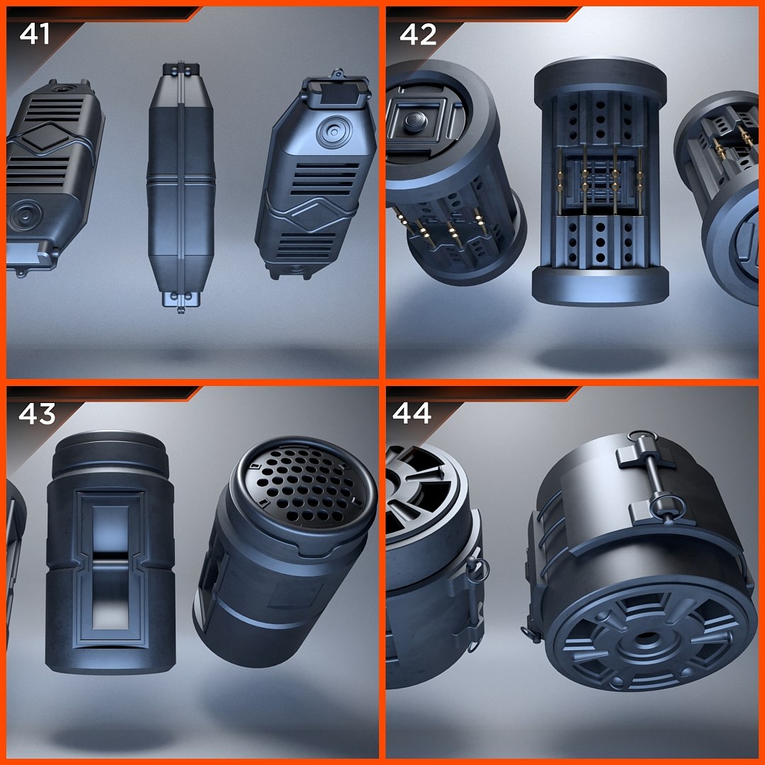 3D Model Hard 50 Modeled - TurboSquid 1430898