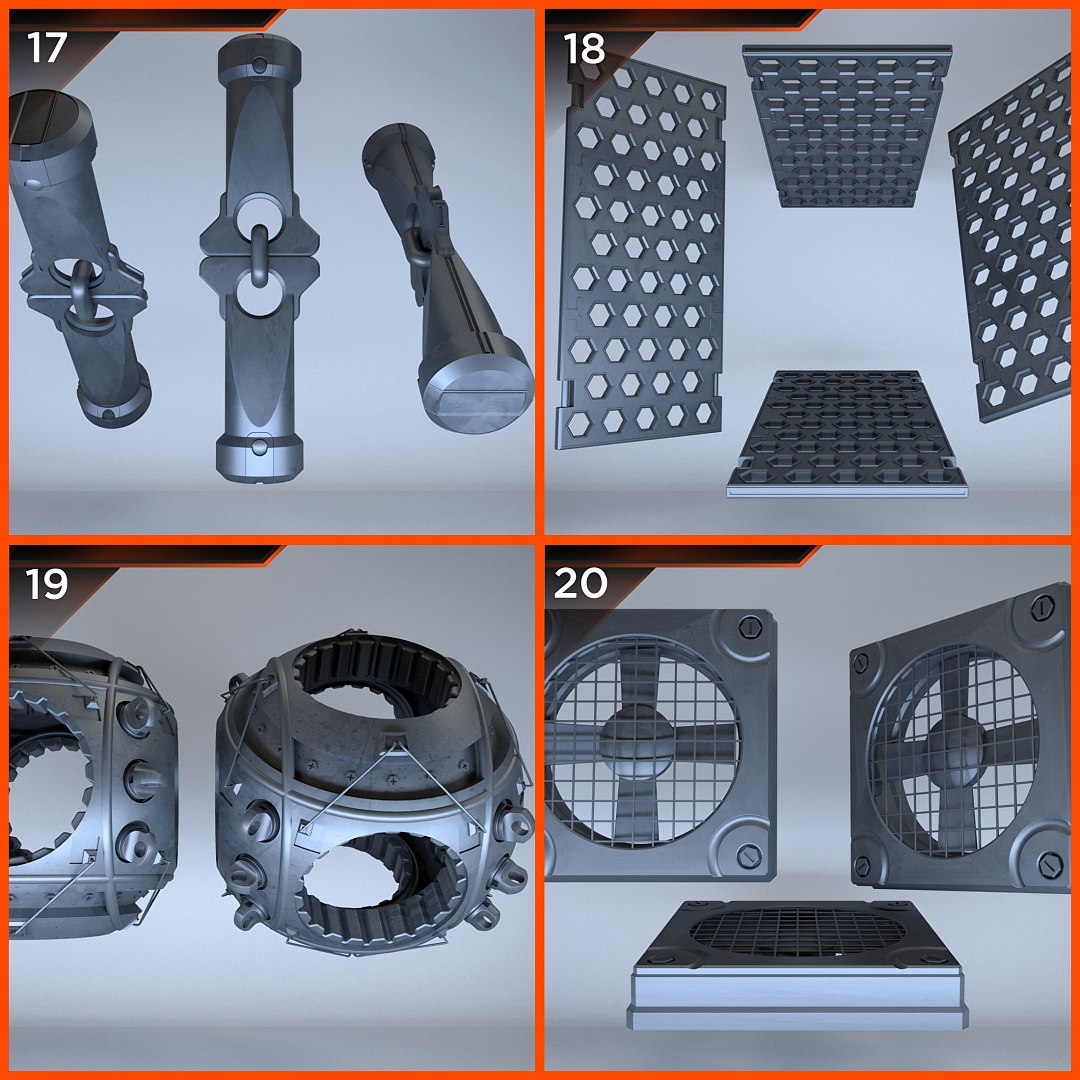 3D Model Hard 50 Modeled - TurboSquid 1430898