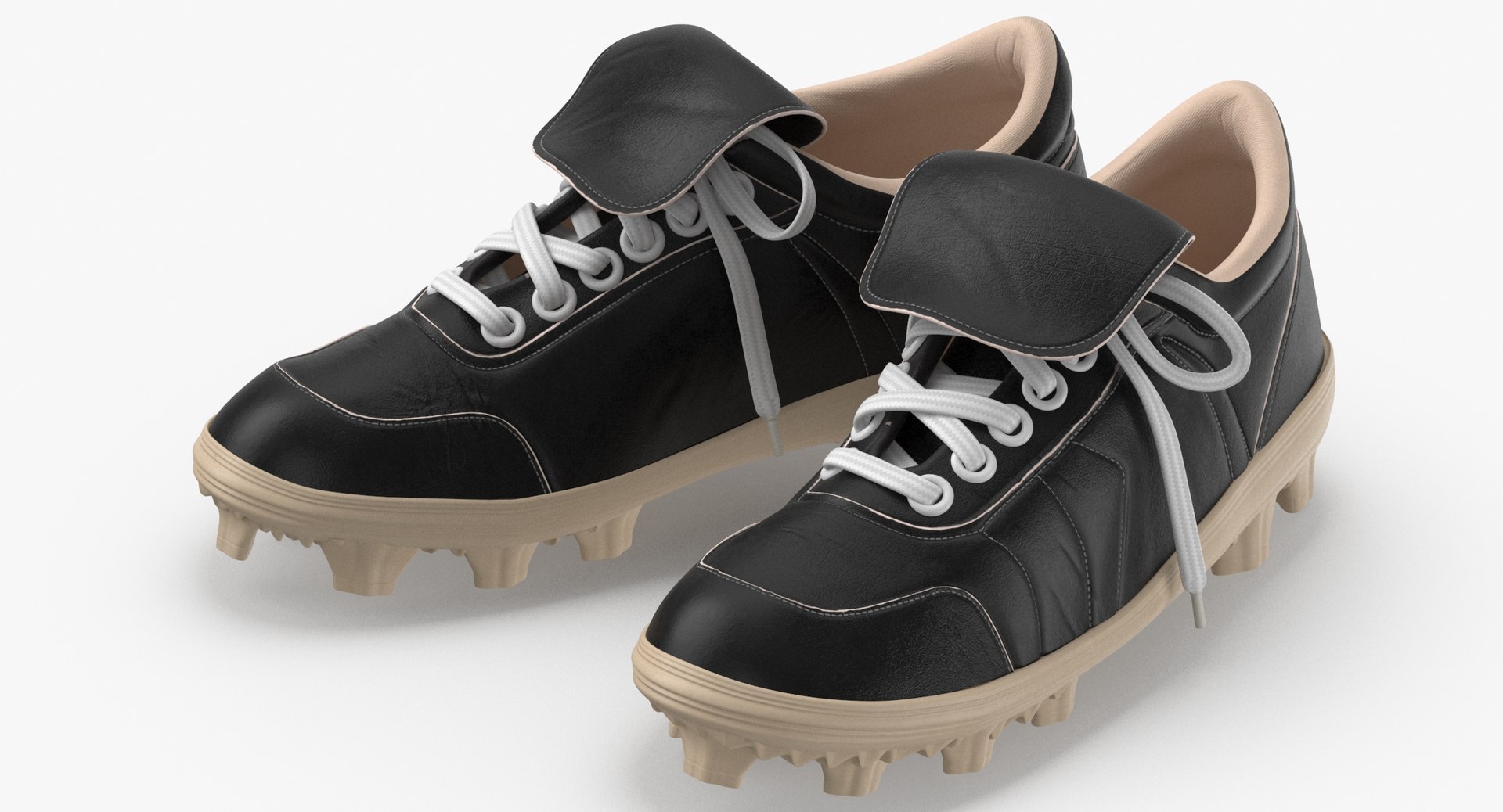 3D 2 Pairs Baseball Cleats - TurboSquid 1530186