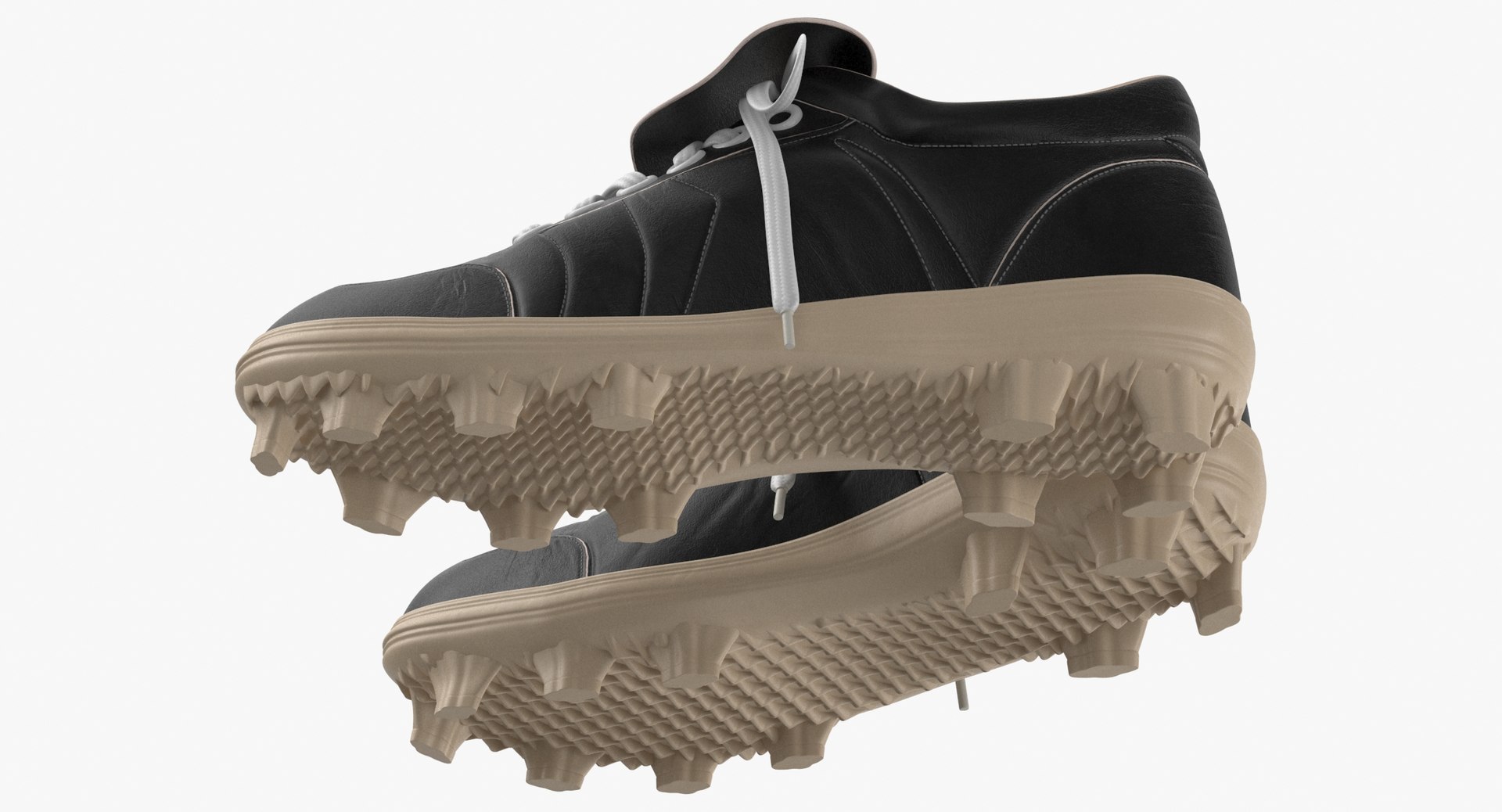3D 2 Pairs Baseball Cleats - TurboSquid 1530186