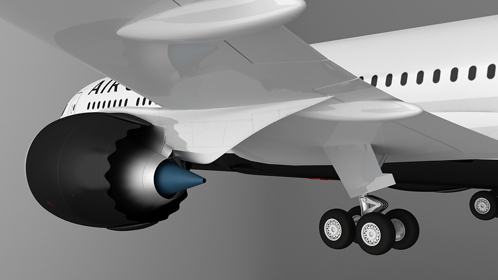 3d Model Air Canada 787-9