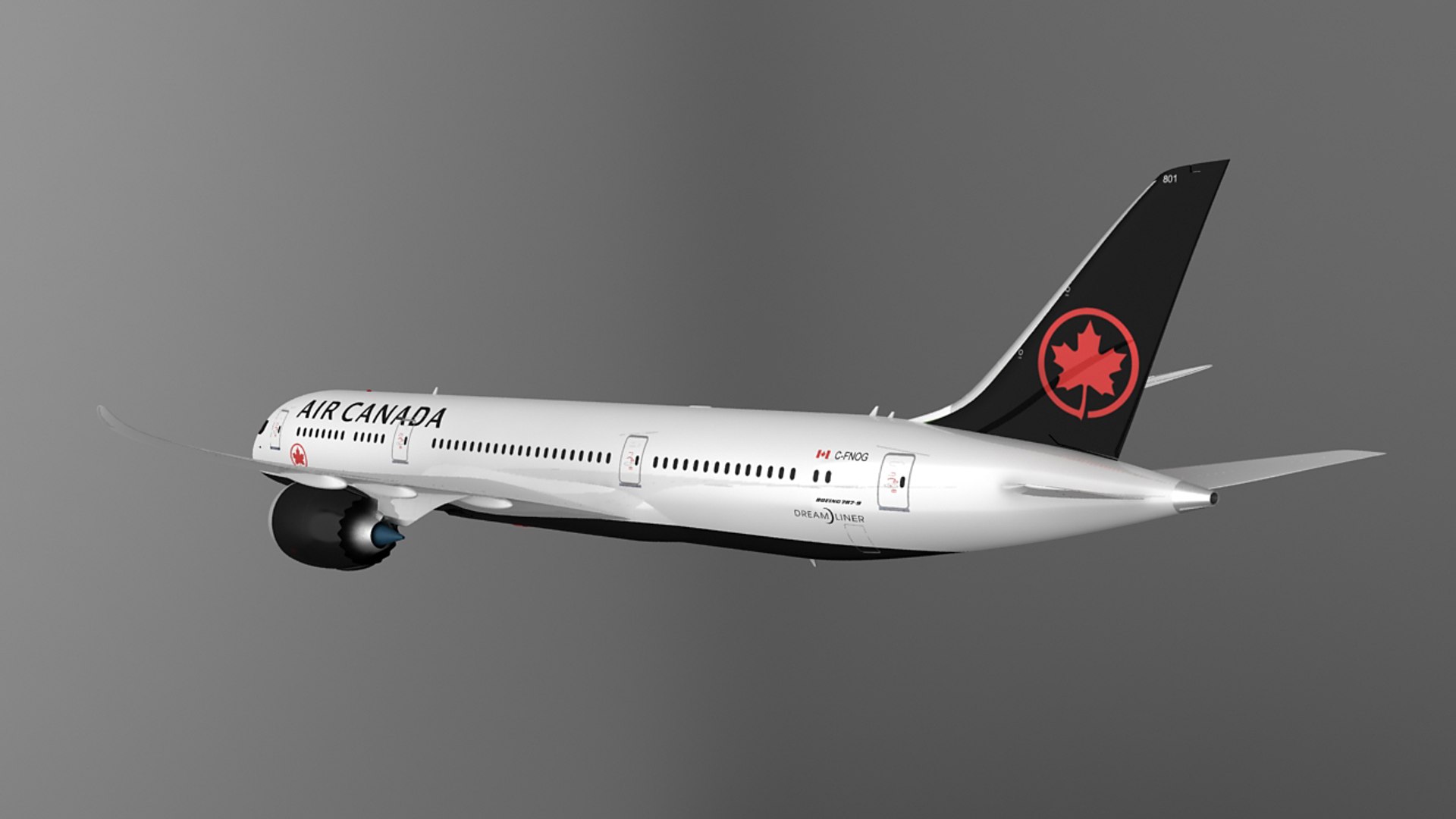 3d Model Air Canada 787-9