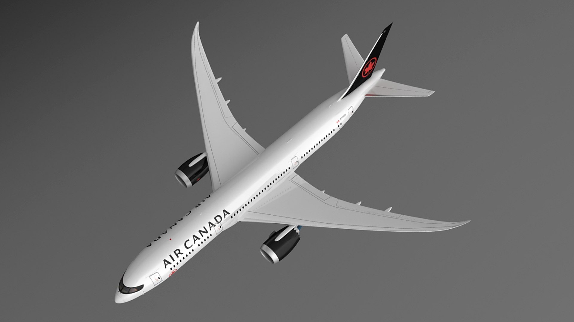 3d Model Air Canada 787-9