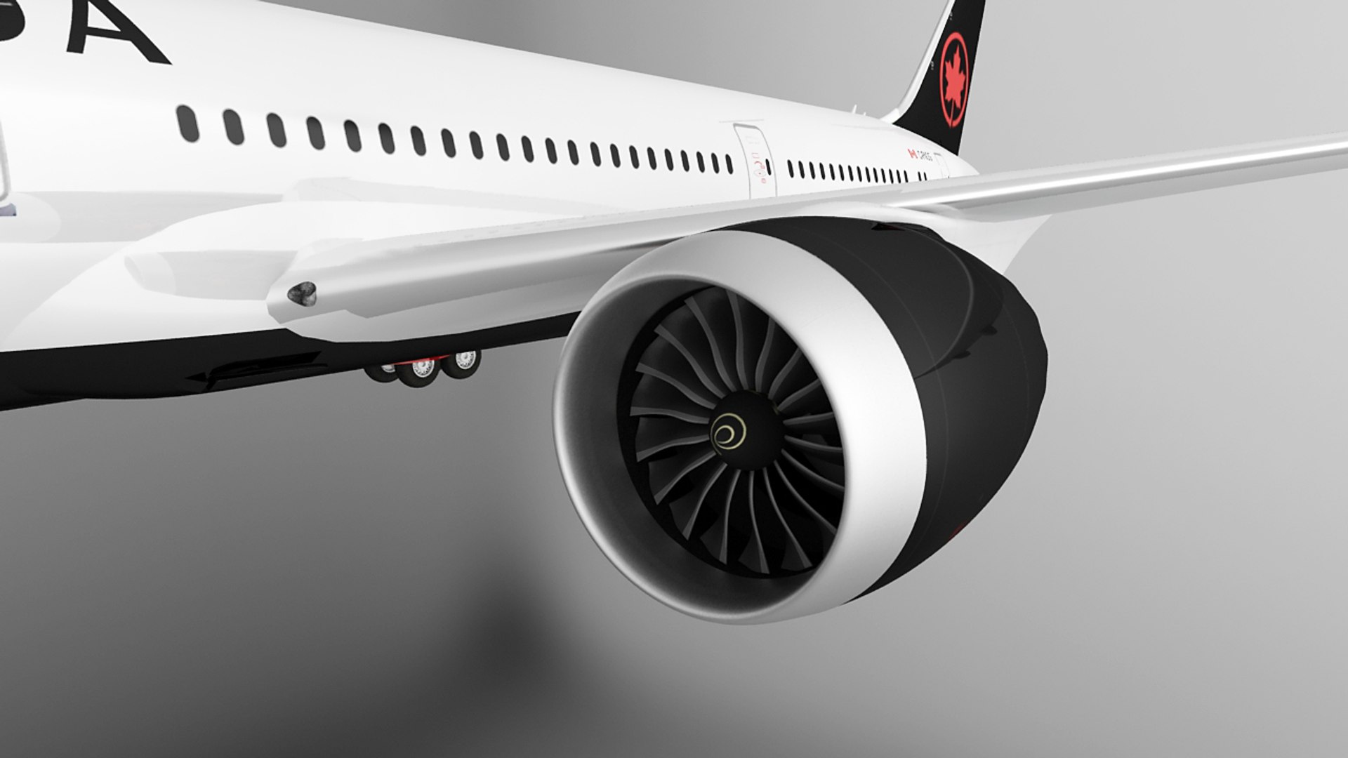 3d Model Air Canada 787-9