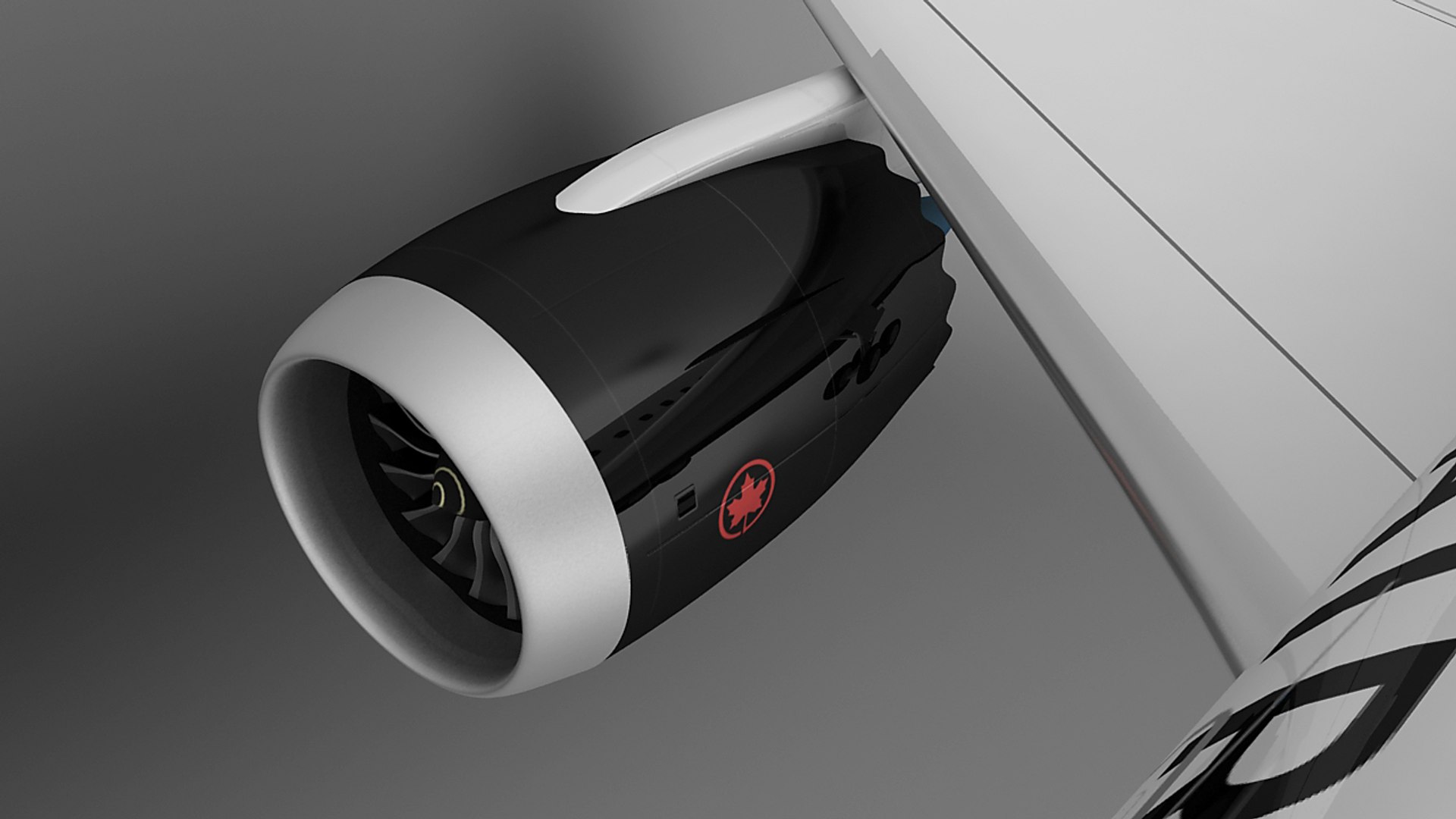 3d Model Air Canada 787-9