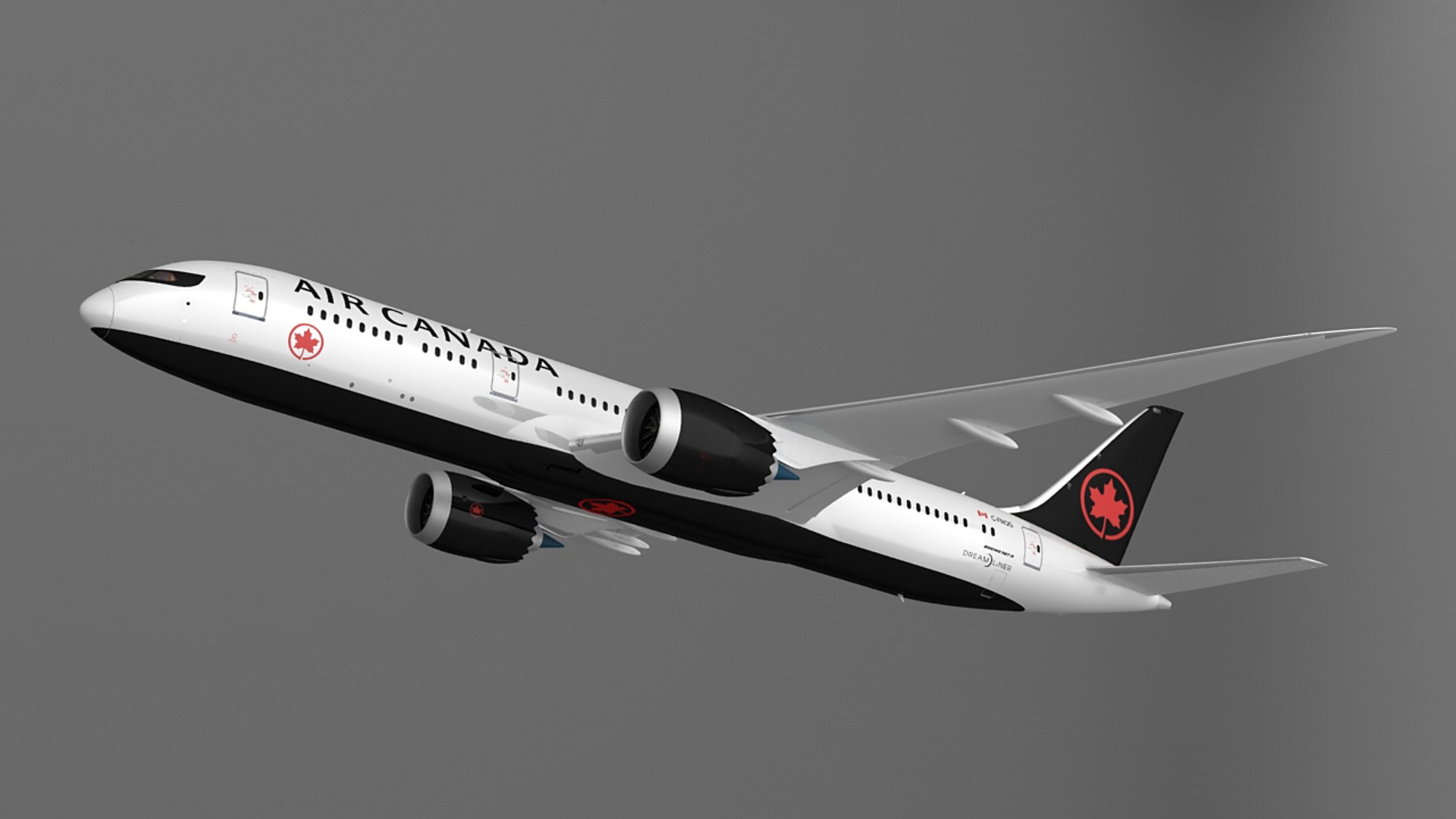 3d Model Air Canada 787-9