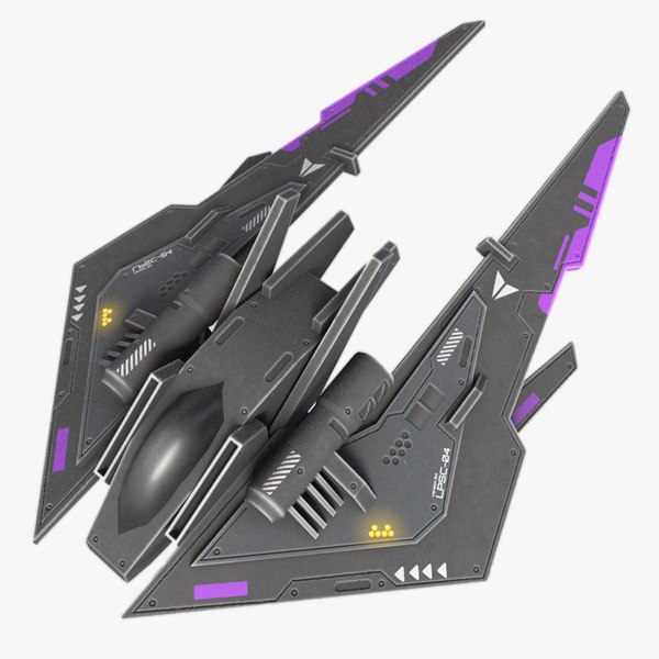 modelo 3d nave espacial de baja poli - TurboSquid 2390599