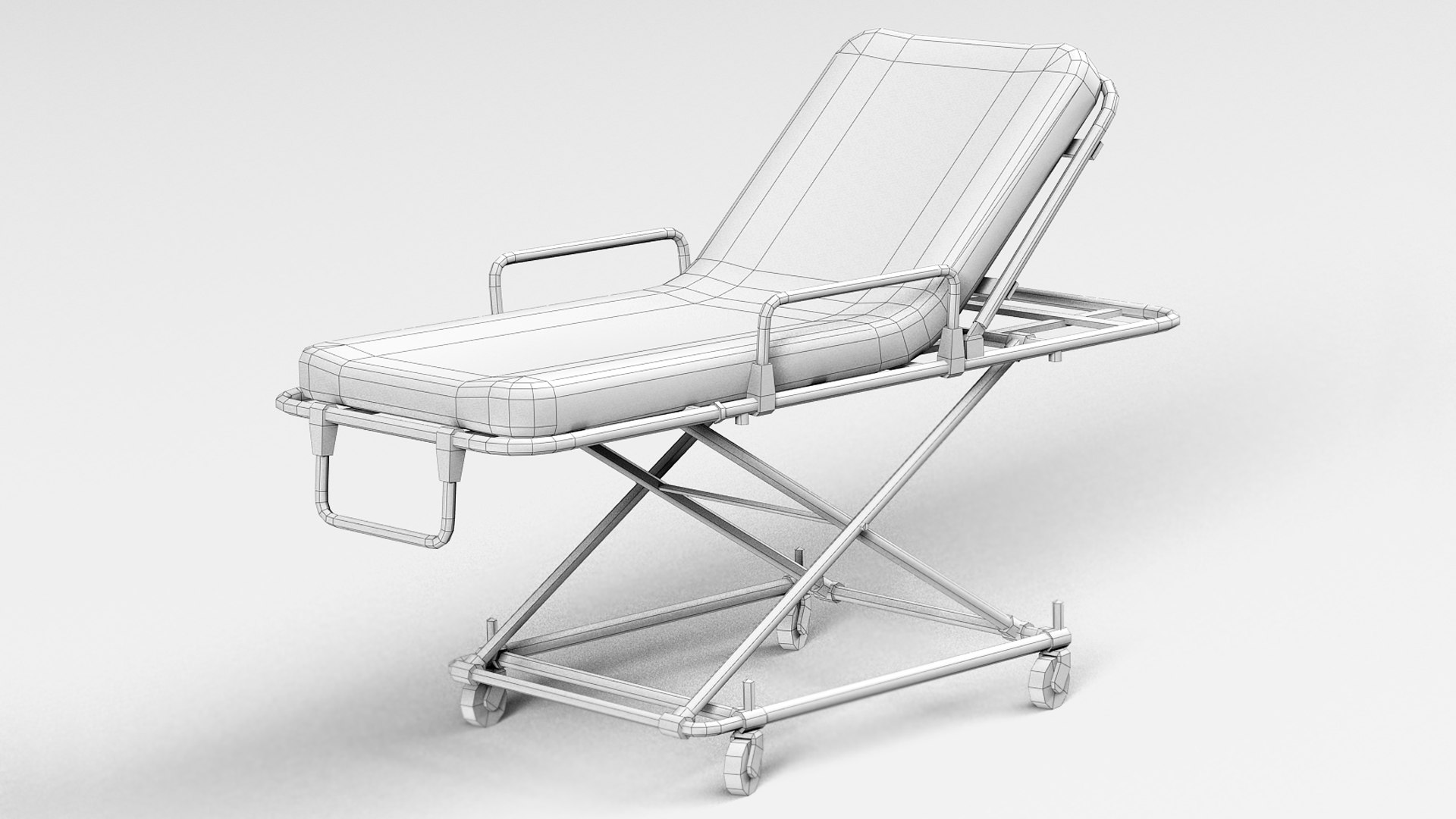 3D Gurney Table V2 - TurboSquid 1818341