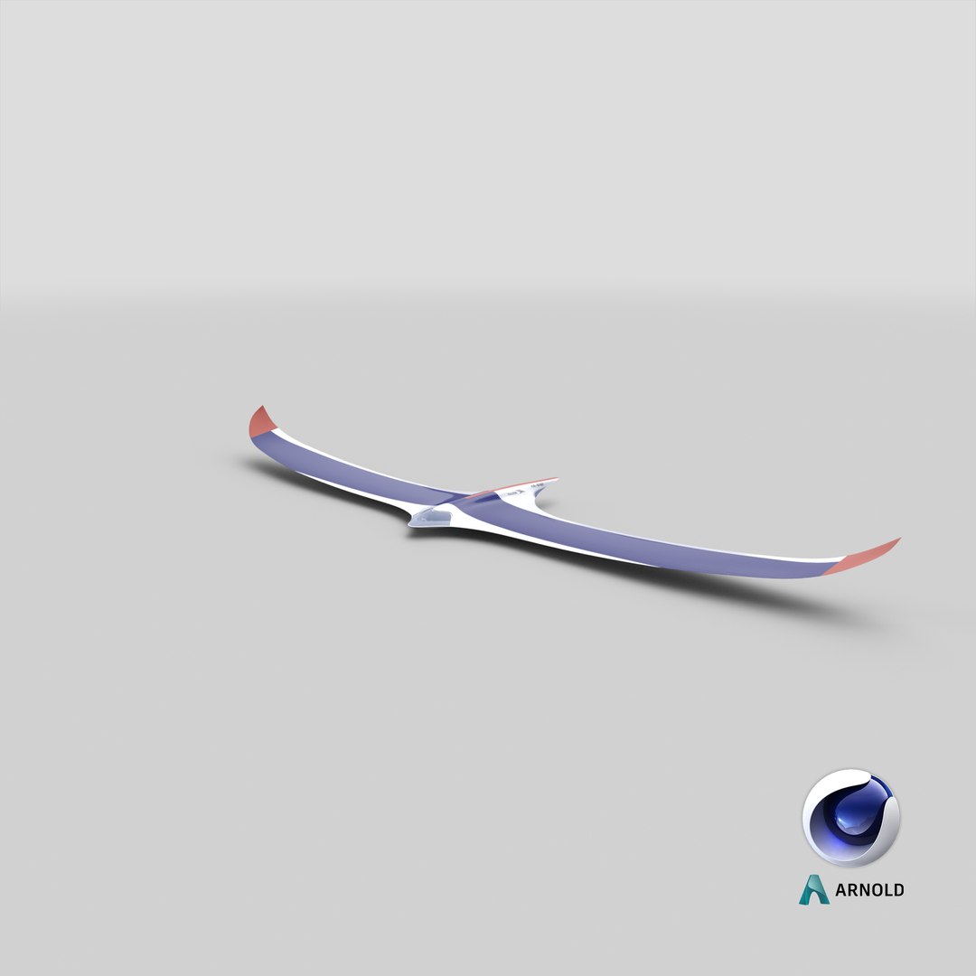 3D Falcon Solar Airplane - TurboSquid 2022415