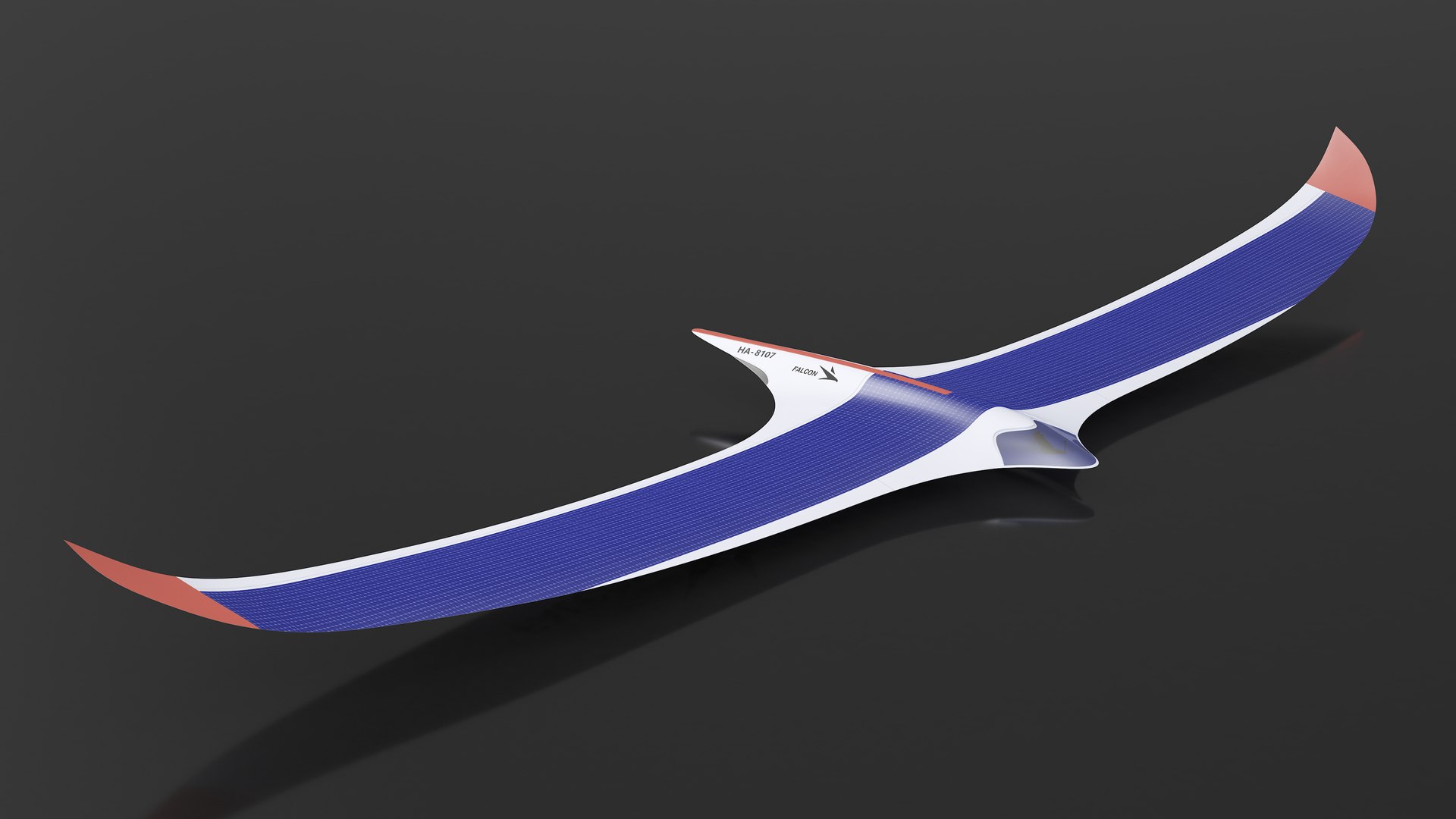3D Falcon Solar Airplane - TurboSquid 2022415