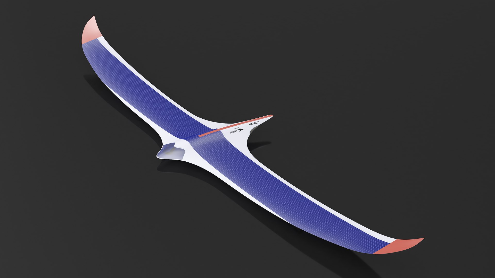 3D Falcon Solar Airplane - TurboSquid 2022415