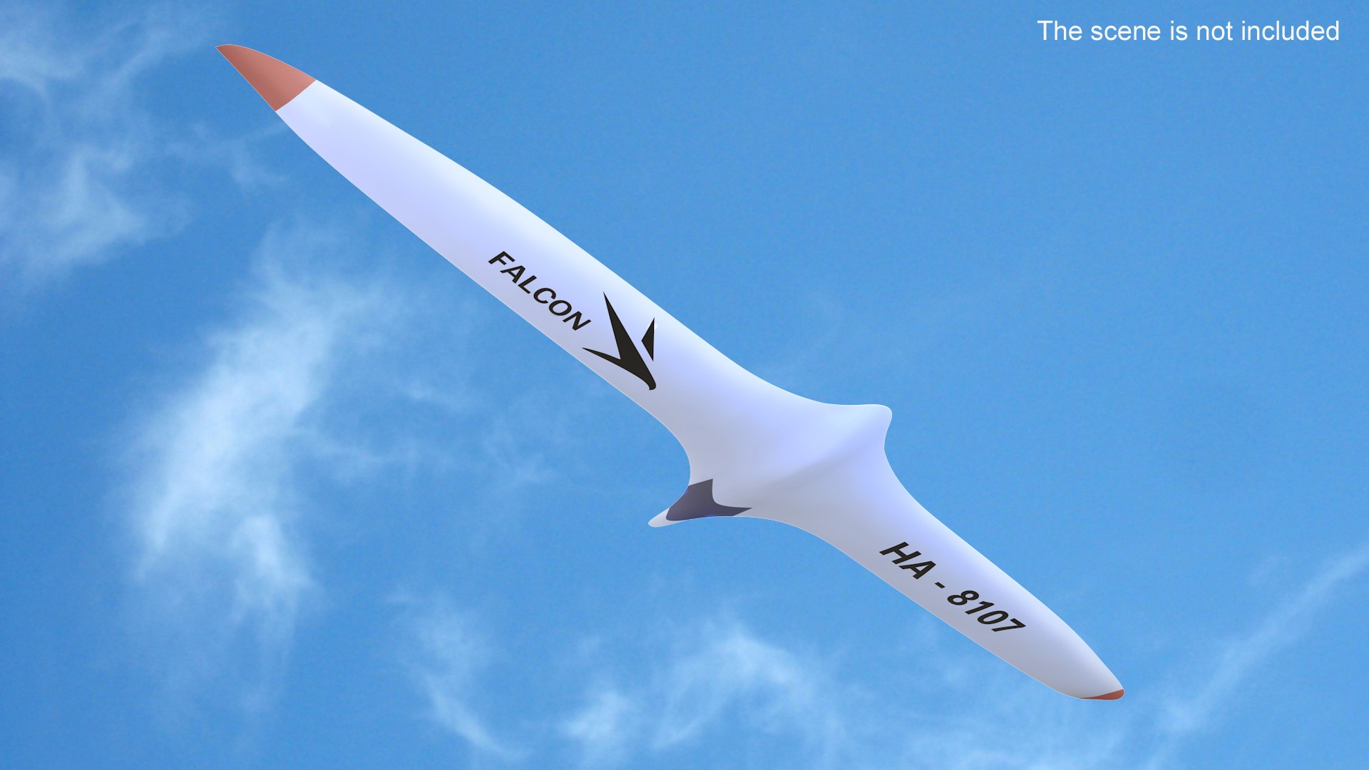 3D Falcon Solar Airplane - TurboSquid 2022415
