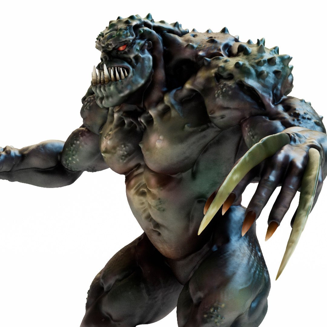 Green Wolverine Monster 3D Model - TurboSquid 1214197