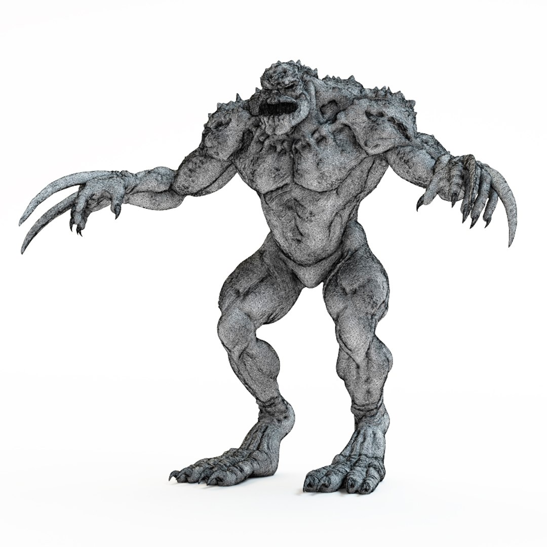 Green Wolverine Monster 3D Model - TurboSquid 1214197