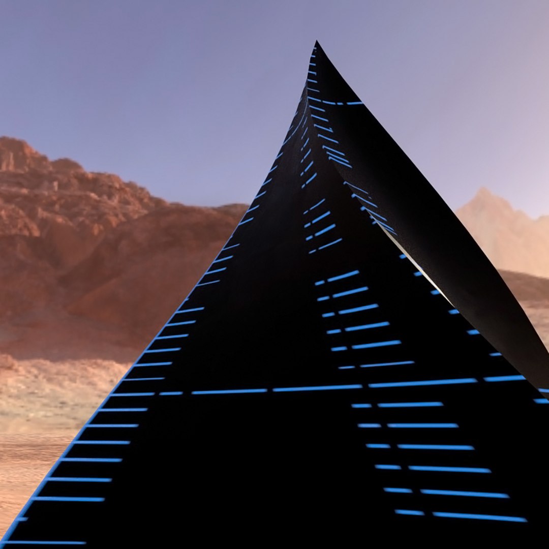 Mystic Alien Pyramid Architectural 3D Model - TurboSquid 1518134