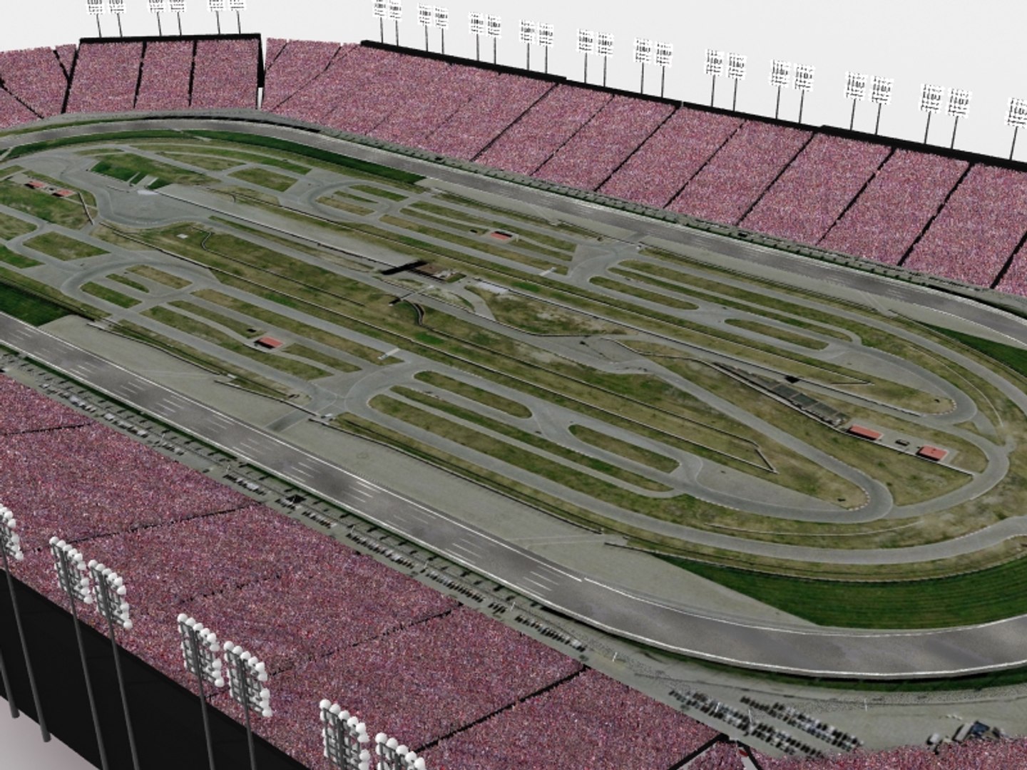 racetrack race track 3d model