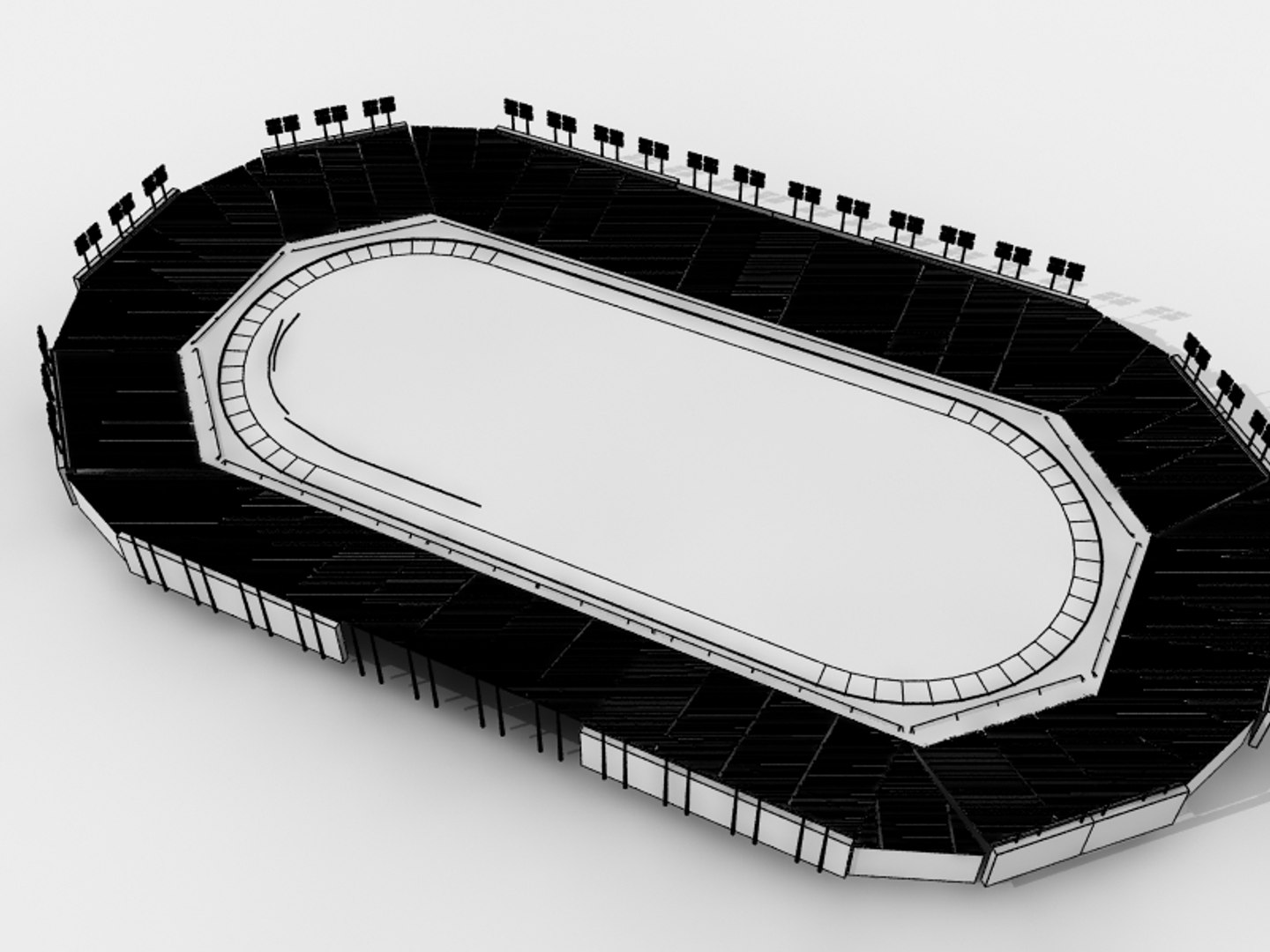 racetrack race track 3d model