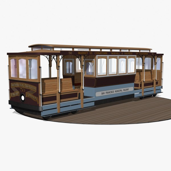 3d 3ds cable car