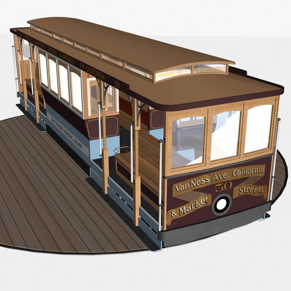 3d 3ds cable car