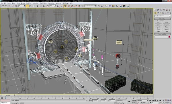 scene stargate 3d model