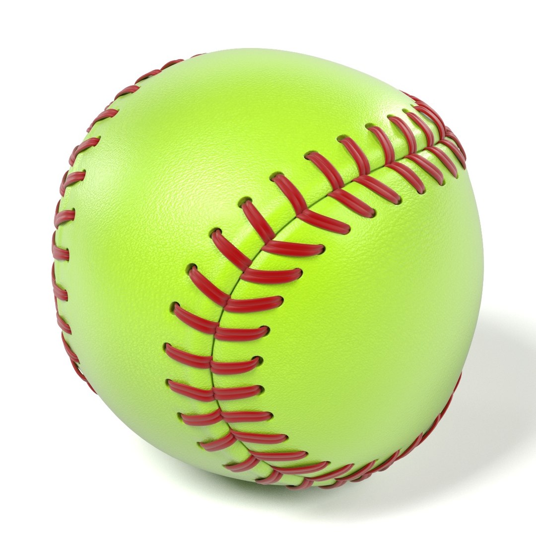 3d Model Ball Soft Softball