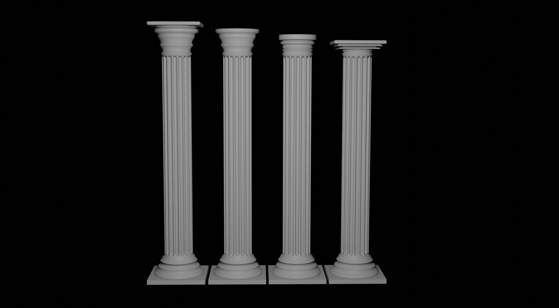 3D Column - TurboSquid 1810987