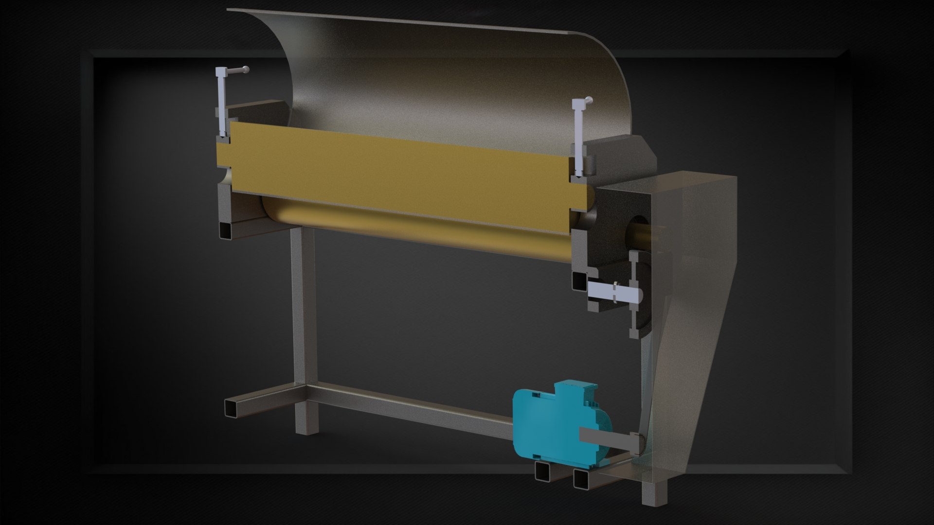 Bending Roller Machine 3D Model - TurboSquid 2283681