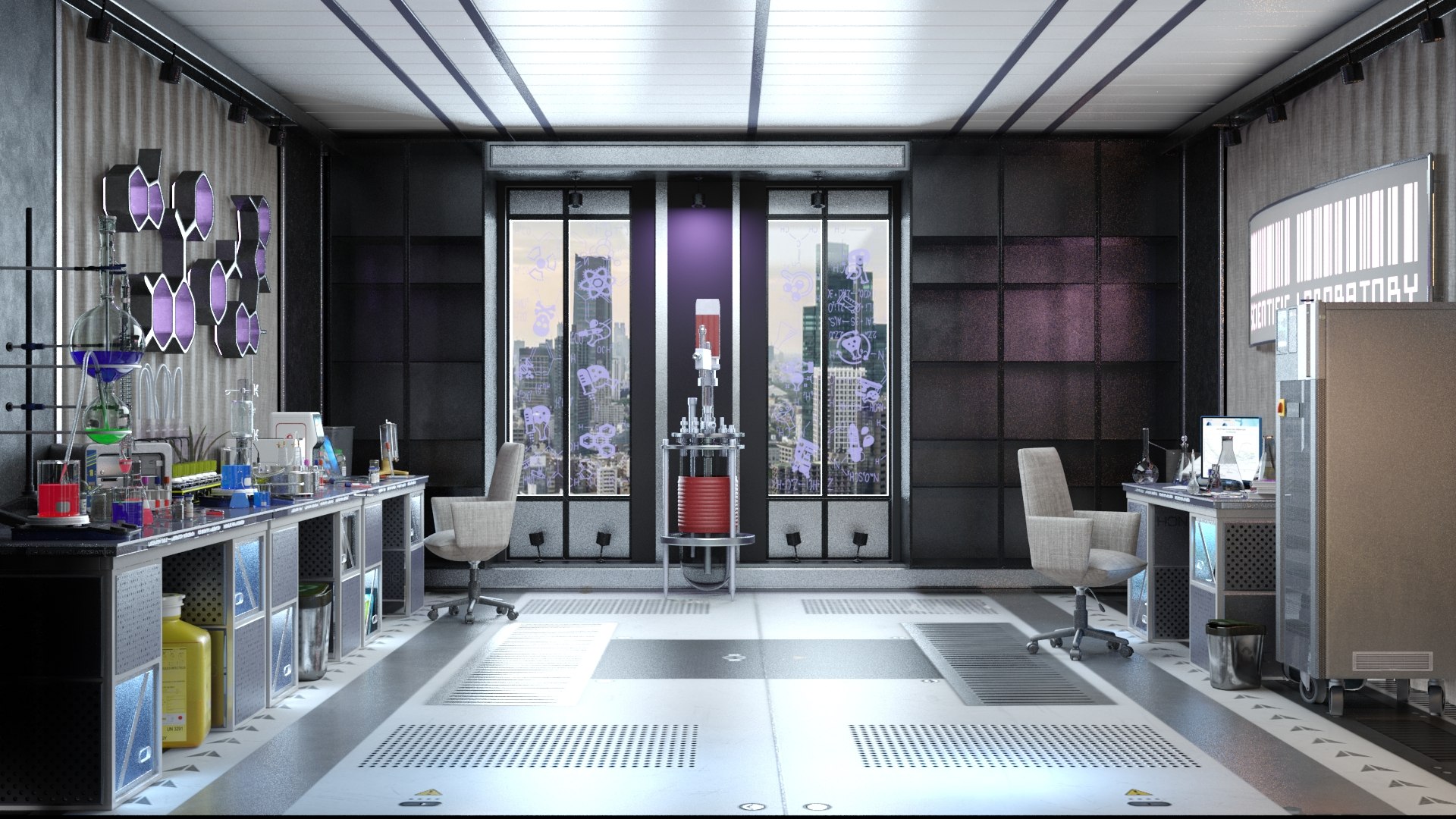 Modern Lab 3D Model - TurboSquid 2282669